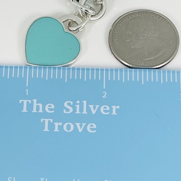 Tiffany & Co. | Jewelry | 85 Large Return To Tiffany Blue Enamel Heart ...